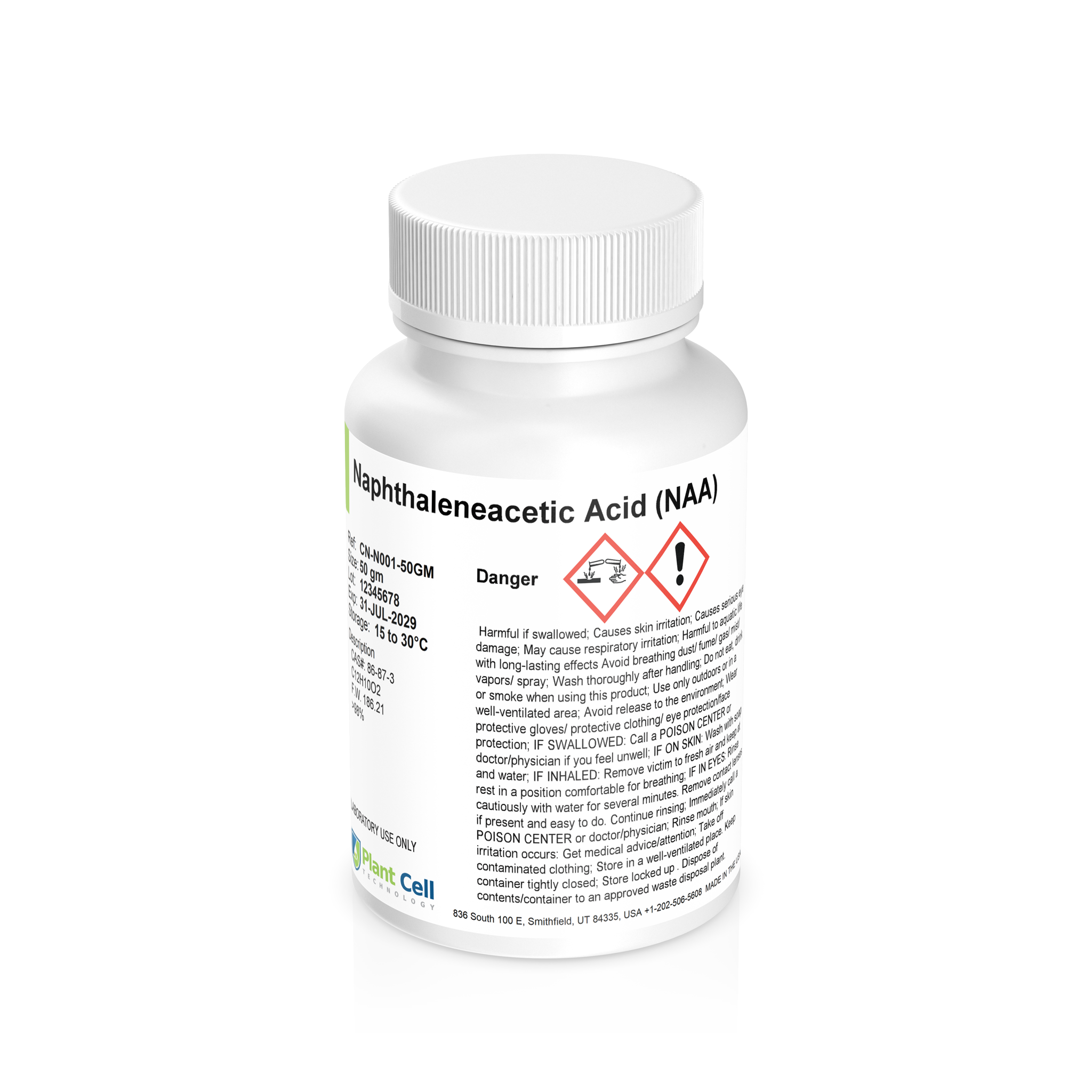 Naphthaleneacetic (NAA) Powder - Plant Cell Technology
